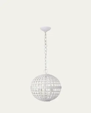 VISUAL COMFORT & CO. Mill Small Globe Lantern Aerin - White