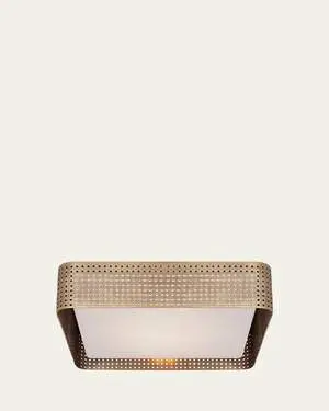VISUAL COMFORT & CO. Precision Large Square Flush Mount Kelly Wearstler - Antique Brass