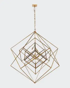 VISUAL COMFORT & CO. Cubist Large Chandelier By Kelly Wearstler One-color
