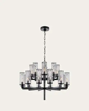VISUAL COMFORT & CO. Liaison Double Tier Chandelier Kelly Wearstler - Bronze
