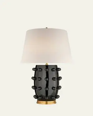 VISUAL COMFORT & CO. Linden Medium Lamp By Kelly Wearstler Black