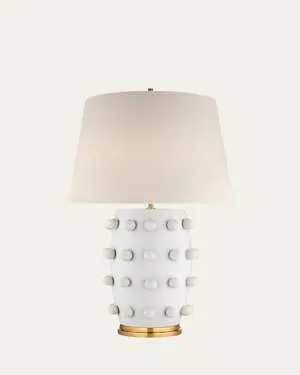 VISUAL COMFORT & CO. Linden Medium Lamp Kelly Wearstler - Plaster White