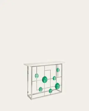 Jonathan Adler Globo Fretwork Console