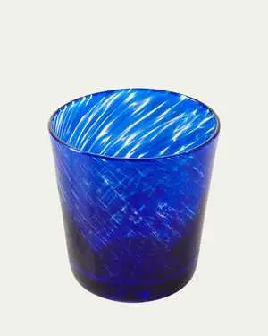 WILLIAM YEOWARD CRYSTAL Vanessa Double Old-fashioned Glass - Blue