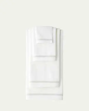 SFERRA Aura Hand Towel White/grey