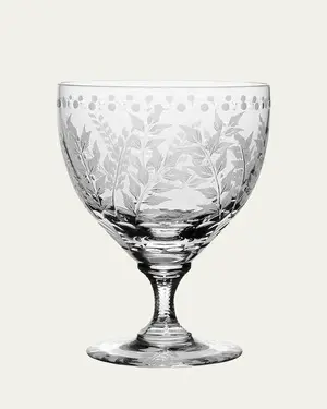 WILLIAM YEOWARD CRYSTAL Fern Wine Glass, Large