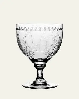 WILLIAM YEOWARD CRYSTAL Fern Goblet - Clear