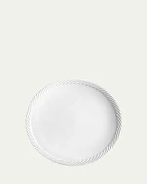 L'Objet Corde Dinner Plate - White