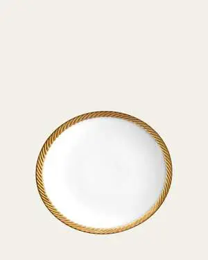 L'Objet Corde Gold-rim Soup Bowl - White/gold