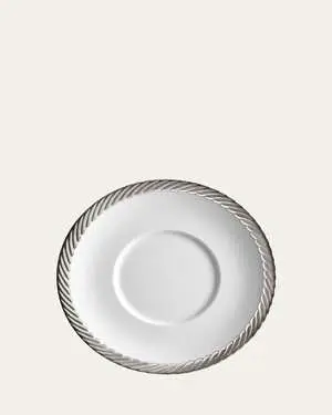 L'Objet Corde Saucer, White/silver White/silver