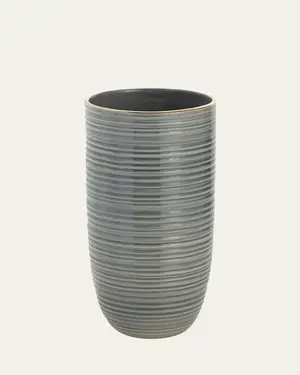 Aerin Calinda Tall Vase - Gray