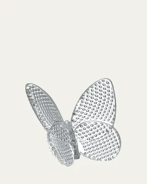 THE MARTHA, BY BACCARAT 2.5" Lucky Crystal Diamante Butterfly - Clear