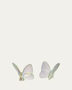 THE MARTHA, BY BACCARAT 2.5" Lucky Crystal Diamante Butterfly - Iridescent