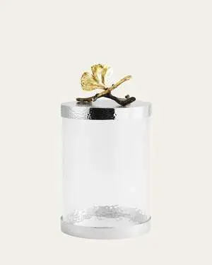 Michael Aram Butterfly Ginkgo Canister, Medium - Clear