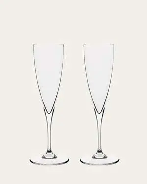 THE MARTHA, BY BACCARAT Dom Perignon Champagne Flutes, Set Of Two - One-color