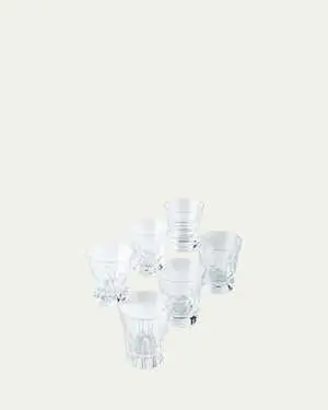 THE MARTHA, BY BACCARAT Everyday Assorted Old Fashion Tumblers, Set Of 6