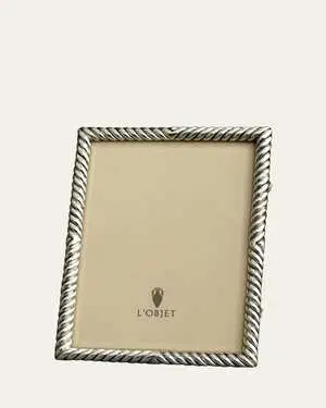 L'Objet Deco Twist Platinum-plated Picture Frame - Multi