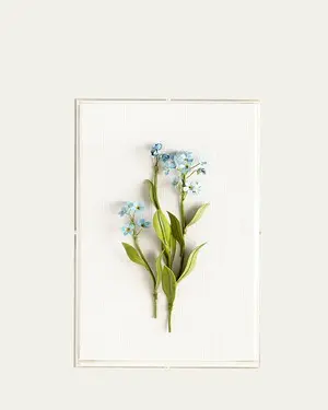 TOMMY MITCHELL Original Painted Forget-me-not Study - Blue