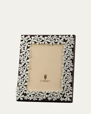 L'Objet Garland Swarovski Crystal Picture Frame, 8x10 - One-color