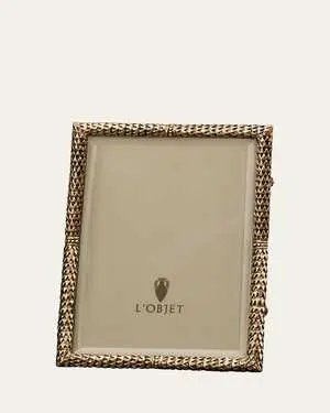 L'Objet Scales 24k Gold-plated Picture Frame, 4" X 6 - Multi