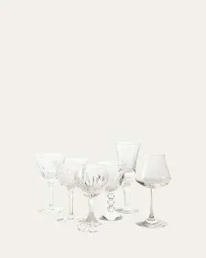 THE MARTHA, BY BACCARAT Box Of Assorted Wine Glasses, Set Of 6 - Clear