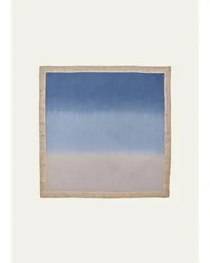 KIM SEYBERT Dip Dye Napkin - Blue Multi