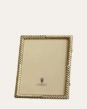 L'Objet Deco Twist 24k Gold Picture Frame, 8" X 10 - Multi