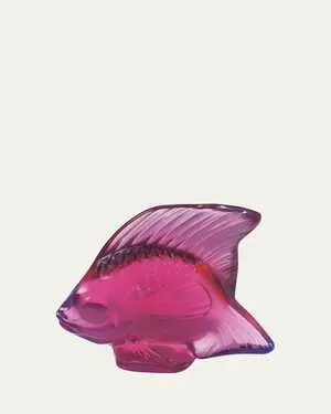 Lalique Fuchsia Fish - One-color