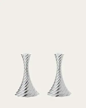 Michael Aram Twist Candleholders, Set Of 2 - One-color
