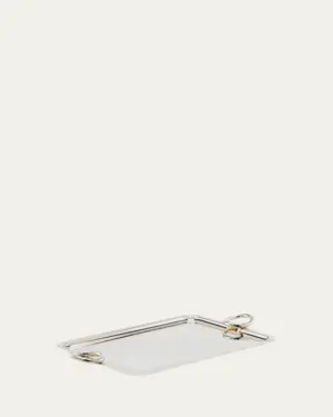 Christofle Vertigo Medium Rectangular Tray - Silver