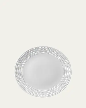 L'Objet Perlee Round Platter - White