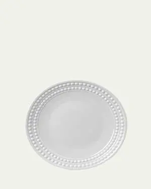 L'Objet Perlee Dessert Plate - White