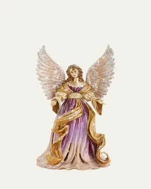 JAY STRONGWATER Renaissance Angel Musical Figurine - Multi