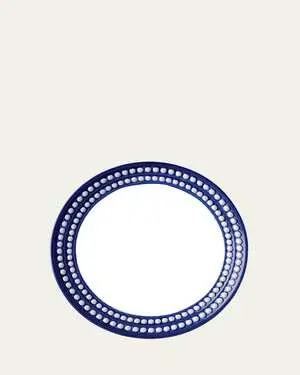 L'Objet Perlee Dessert Plate - Bleu