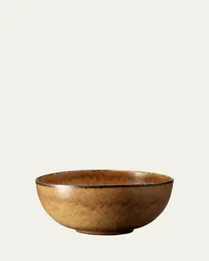 L'Objet Terra Salad Bowl Brown