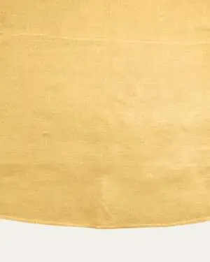 SFERRA Festival Round Tablecloth, 90"dia Butter