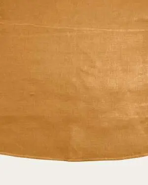 SFERRA Festival Round Tablecloth, 90"dia - Curry