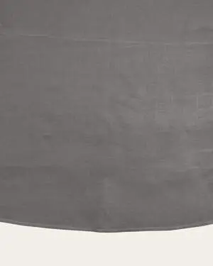 SFERRA Festival Round Tablecloth, 90"dia - Grey