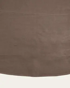 SFERRA Festival Round Tablecloth, 90"dia Pewter