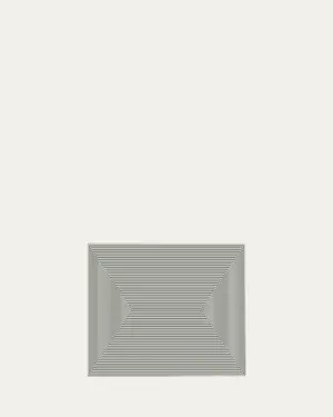 L'Objet Concorde Sateen Tablecloth, Medium, 70" X 90 - Black