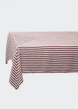 L'Objet Concorde Sateen Tablecloth, Medium, 70" X 90" No Color