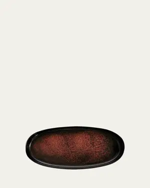 L'Objet Terra Medium Oval Platter - Red