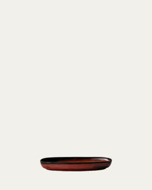 L'Objet Terra Medium Oval Platter - Red