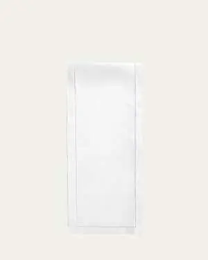 SFERRA Festival Table Runner, 15" X 90 - White