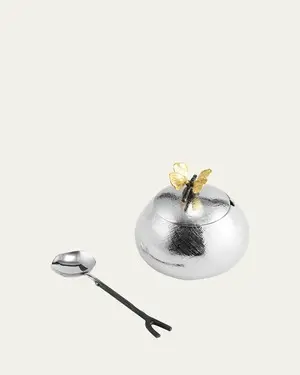 Michael Aram Butterfly Ginkgo Pot With Spoon - One-color