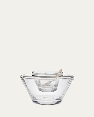 WILLIAM YEOWARD CRYSTAL Natalia Caviar Bowl - Clear
