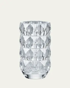 THE MARTHA, BY BACCARAT Small Louxor Round Vase - Clear