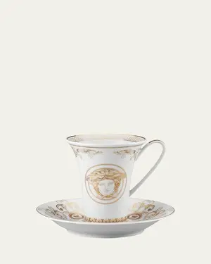 Versace Medusa Gala Coffee Cup & Saucer - One-color
