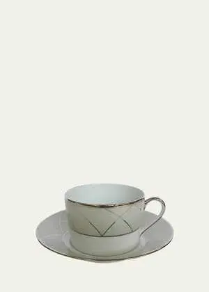 HAVILAND Clair De Luna Arch Teacup Set - One-color