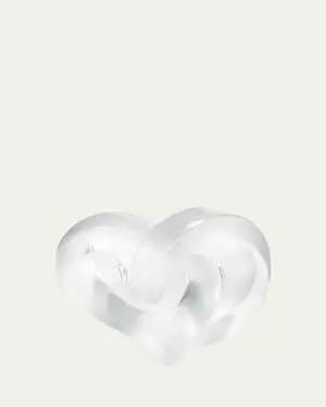 Lalique Clear Heart Paperweight - One-color